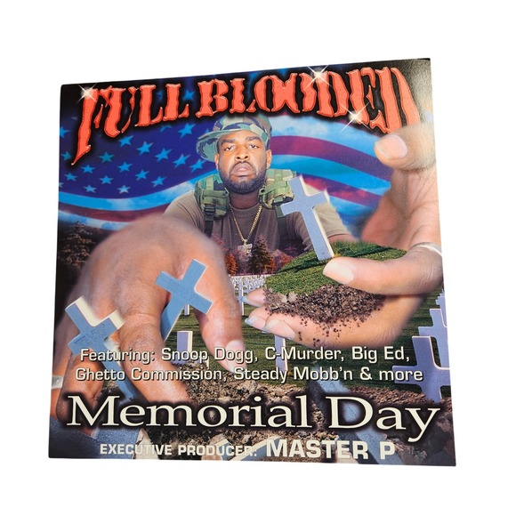 Art | Full Blooded Memorial Day 12x12 Double Sided Flat Promo Poster ...